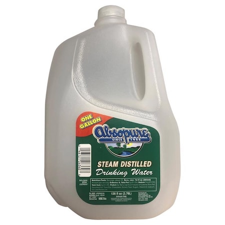 Absopure Absopure Distilled Bottled Water 1 gal 1 pk 604536 | Zoro