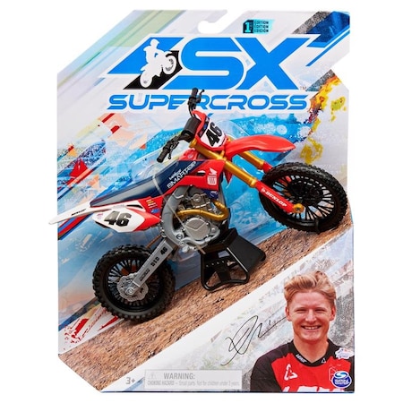 Supercross Motorcycle Replica Toy Die Cast Multicolored 2 pc 6060679 | Zoro