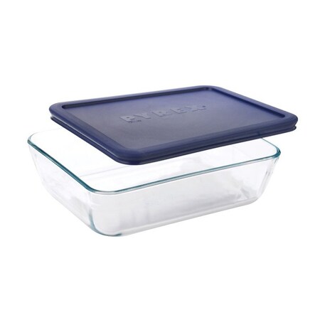 Pyrex Rectangular Glass Storage Dish with Lid 6017396 | Zoro