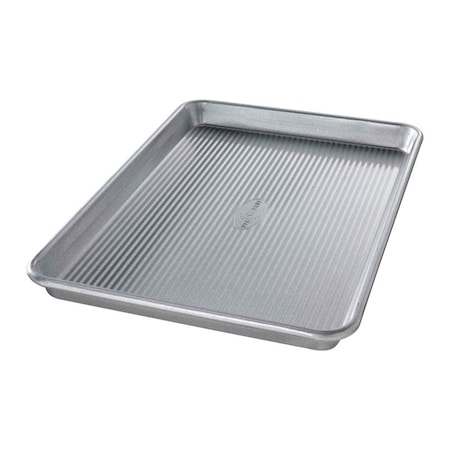 Usa Pan USA Pan 9-3/4 in. W X 14-3/4 in. L Jelly Roll Pan Silver 1040JR ...