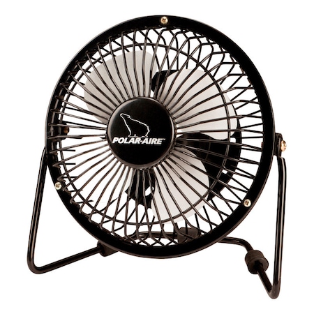 Polar Aire HI VELOCITY FAN 4"" BLACK VF-4USB | Zoro