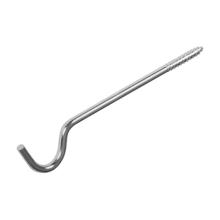 Kenney Mfg Kenney Chrome Silver Curtain Rod Support Hook 2 in. L ...