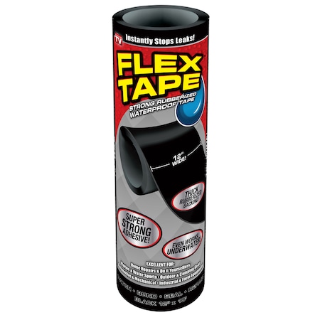 Flex Tape Flex Seal Family of Products Flex Tape 12 in. W X 10 ft. L ...