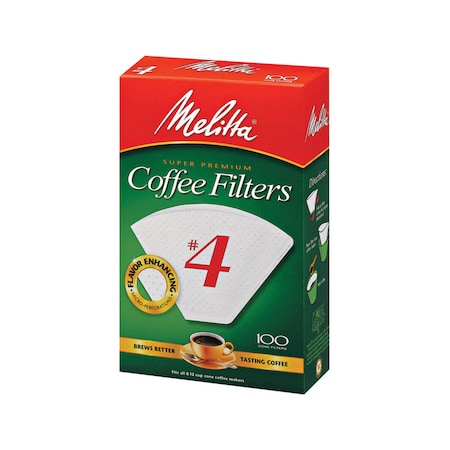 Melitta Melitta 12 cups White Cone Coffee Filter 100 pk 624102 | Zoro