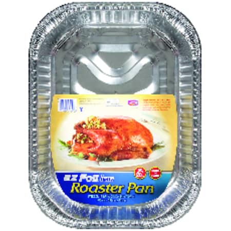 Ez Foil Hefty EZ Foil 11-3/4 in. W X 16-1/8 in. L Roaster Pan Silver ...