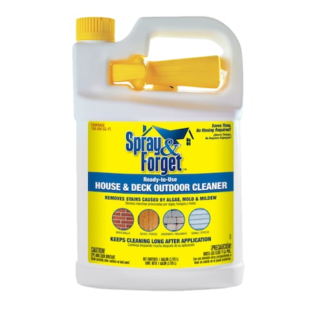 Spray & Forget Spray & Forget House and Deck Cleaner 1 gal Liquid ...