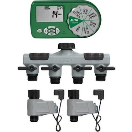 Orbit Programmable 4 Zone Sprinkler Timer 58911 | Zoro