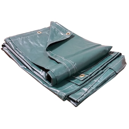 Gosport 8 ft x 10 ft Tarp, Forest Green TVL10008010GR | Zoro