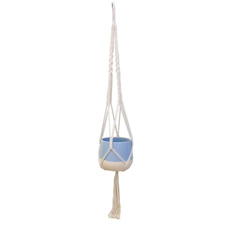 Trendspot Trendspot Macrame 4.7 in. H X 5.7 in. W X 5.7 in. D X 5.5 in ...