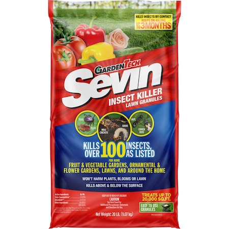 Sevin GardenTech Sevin Insect Killer Granules 20 lb 100530129 | Zoro