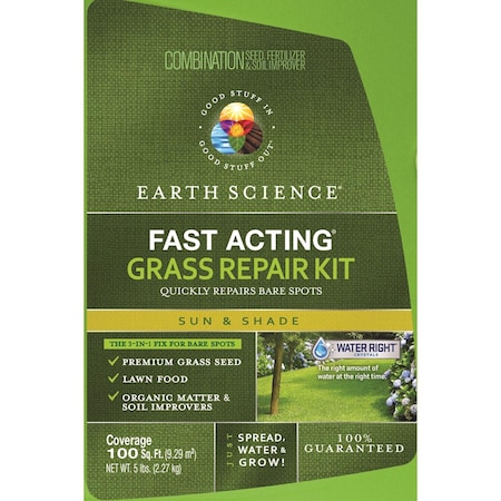 Earth Science Earth Science All Grasses Sun or Shade Grass Repair Kit 5 ...