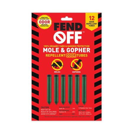 Fend Off Animal Repellent Tubes For Gophers and Moles GM-12 | Zoro