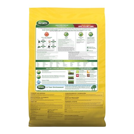 Scotts Scotts Turf Builder Weed & Feed Lawn Fertilizer For Multiple ...