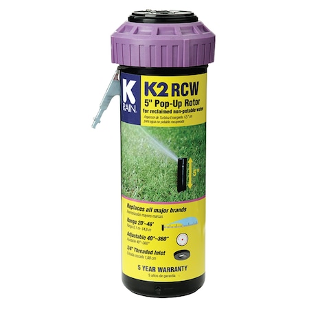 K-Rain K Rain K2 RCW 5 in. H Adjustable Pop-Up Rotor 91032 | Zoro