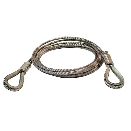 American Power Pull WIRE ROPE ASSEMBLY 12'L 28512 | Zoro