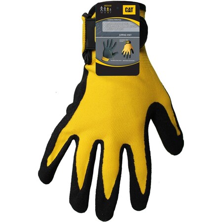 Caterpillar WORK GLOVE BLK/YLW M CAT017416M | Zoro
