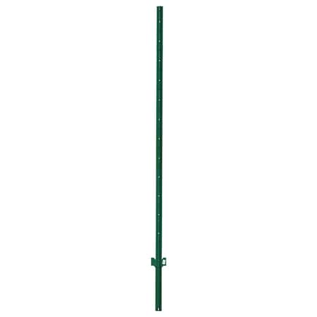 YARD GARD 7 ft. H X 0.88 in. L Steel Field Fence Post Green (901157A ...