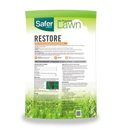 Safer Brand Safer Brand Lawn Restore All-Purpose Lawn Fertilizer For ...
