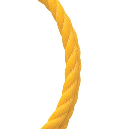 Koch Industries 1/4 in. D X 100 ft. L Yellow Twisted Polypropylene Rope ...