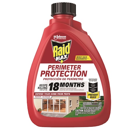 Max Perimeter Protection Raid Max Insect Control Liquid 30 oz 01567 | Zoro