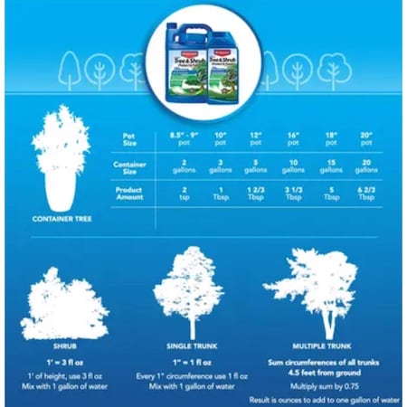 Bayer BioAdvanced 12 Month Tree and Shrub Protect & Feed Concentrate 32 ...