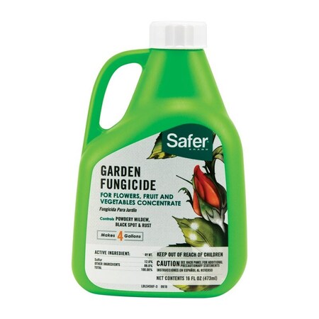 Safer Brand Organic Concentrated Liquid Garden Fungicide 16 oz 5456-6 ...