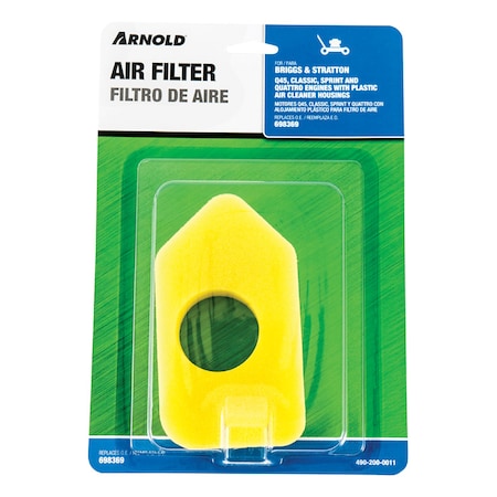 Arnold Arnold Air Filter For 698369 490-200-0011 | Zoro