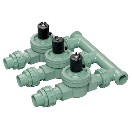 Orbit Orbit 3-Valve Preassembled Manifold 3/4 in. 150 psi 57253 | Zoro