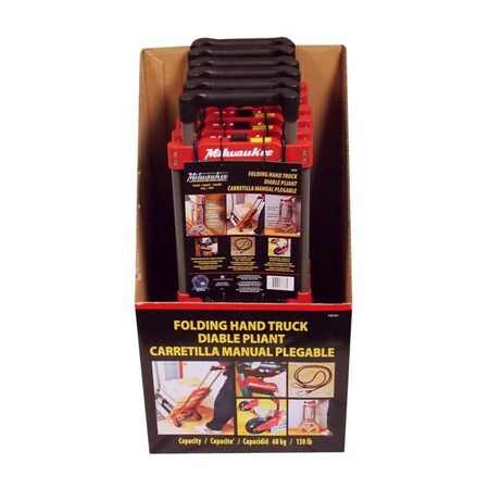 MILWAUKEE HAND TRUCK Hand Truck Fold Up 150Lb (73777) | Zoro