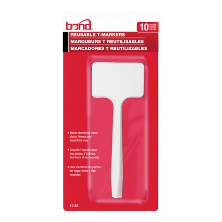 Bond Manufacturing Labels T White 5" Pk/10 1182 | Zoro