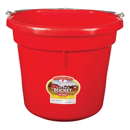 Little Giant Little Giant 20 qt Bucket Red P20FBRED6 | Zoro
