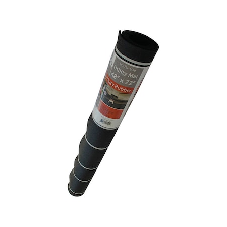 Flexgard Flexgard 48 in. W X 72 in. L Black Smooth Top/Smooth Bottom ...