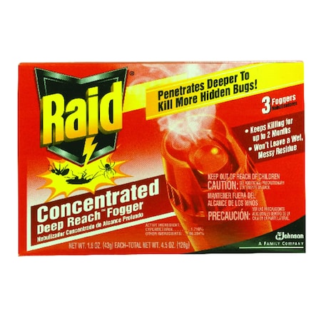 Raid Aerosol Insect Fogger 1.5 oz 81590 | Zoro