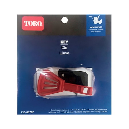 Toro Toro Snow Thrower Key For Toro 136-8670P | Zoro