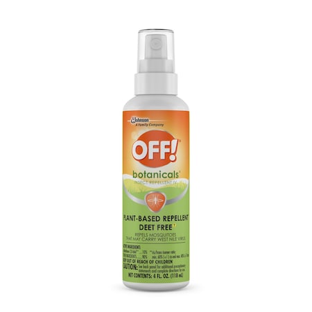 Off OFF! Botanicals Insect Repellent For Gnats/Mosquitoes 4 oz 00238 | Zoro