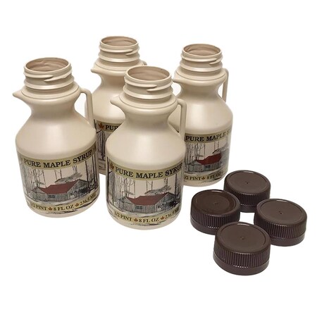 Tap My Trees 0.5 pt Plastic Maple Syrup Jug 4 pc TMT02401 | Zoro