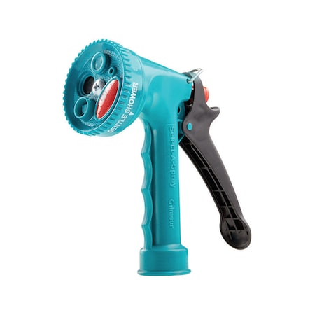 Gilmour Select-A-Spray 7 Pattern Multi-Pattern Plastic Hose Nozzle ...