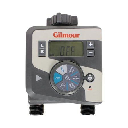 Gilmour Gilmour Programmable 2 Zone Water Timer 804014-1001 | Zoro