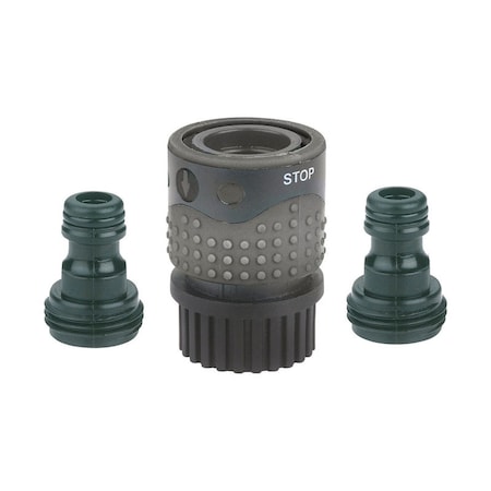 Gilmour Polymer 2 Male/1 Female Quick Connector Hose Set 829014-1001 | Zoro