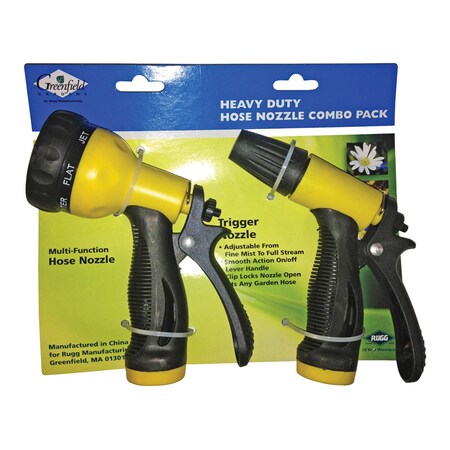 Rugg Rugg Greenfield Plastic Hose Nozzle Set WNTP | Zoro