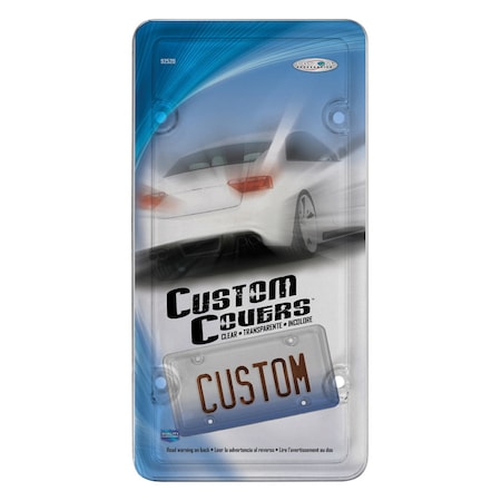 Custom Accessories Clear Acrylic License Plate Protector 92520 | Zoro