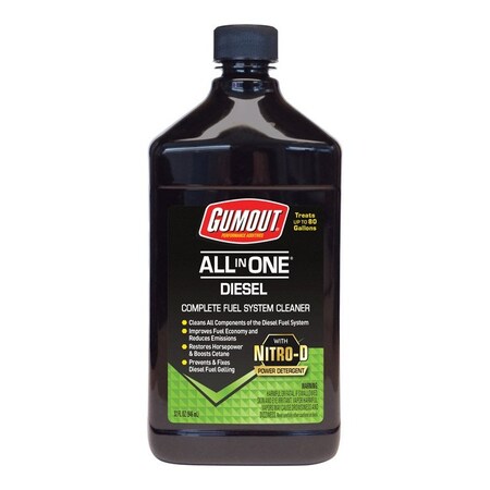 Gumout All-In-One Diesel Complete Fuel System Cleaner 32 oz 510012 | Zoro