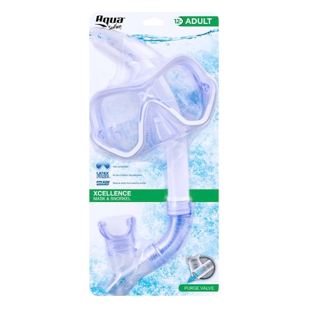 Aqua Leisure Swim Optum TriView Assorted Youth Mask/Dry Top Snorkel ...