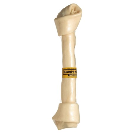 Savory Prime Supreme Large Knotted Bone Rawhide 15-16 in. L 116 | Zoro
