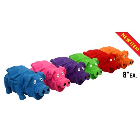 Multipet Origami Pals Assorted Pig Latex Dog Toy 59942 | Zoro