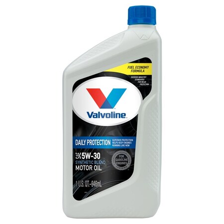 Zerex Valvoline 5W-30 4 Cycle Engine Synthetic Blend Motor Oil 1 qt 1 ...