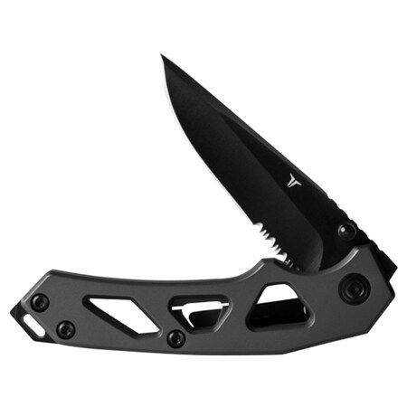 Alliance Sports True Black/Gray 8Cr13MoV Stainless Steel 8" Tactical ...