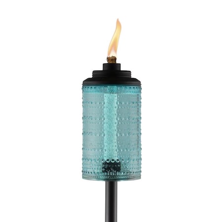Lamplight TIKI Blue Glass 68 in. Carnival Garden Torch 1 pc 1121089 | Zoro