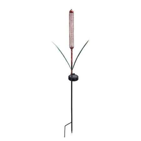Smart Solar 4.72 in. Metal Cattail Garden Light Multicolored 36531101 ...