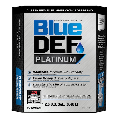 Blue Def Blue Def Platinum Diesel Fuel System Cleaner 2.5 gal DEG002 | Zoro